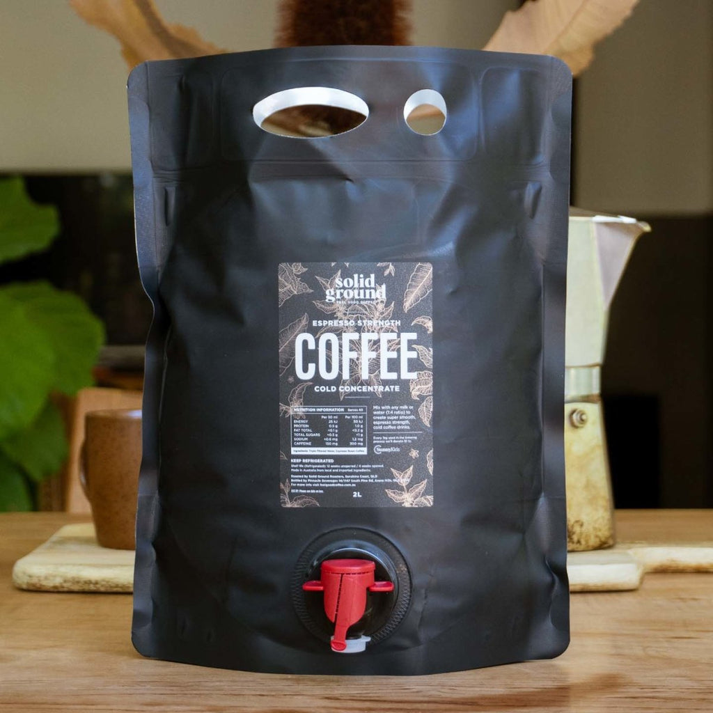 Cold Brew Coffee Concentrate | Convenience | Solid Ground Roasters